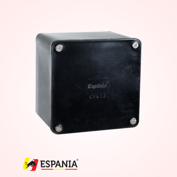 PVC Adaptable Box Black 4X4 – Sana Lights Electrical Ware Trading LLC